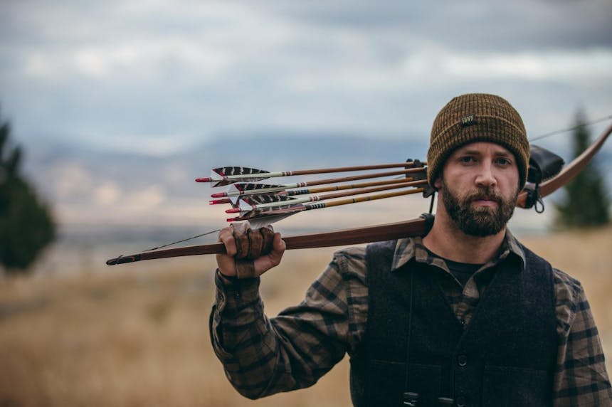 Guy Hunting With Bow